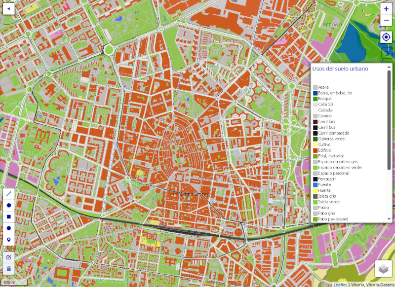 El CEA publica el nuevo mapa de usos del suelo urbano en GEOVitoria ...